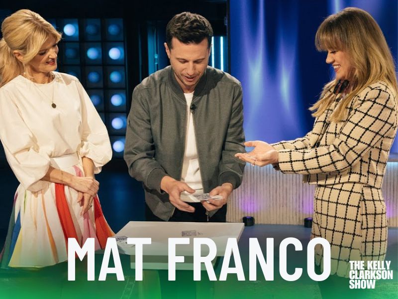 Mat Franco Shocks Kelly Clarkson! (Watch Now) – All Things Magic