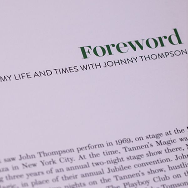 The Magic of Johnny Thompson – All Things Magic